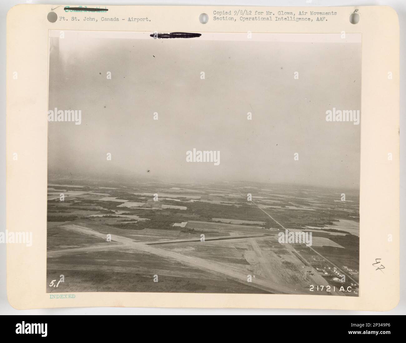 Landing Fields - Canada, Aerial Photograph Stock Photo - Alamy