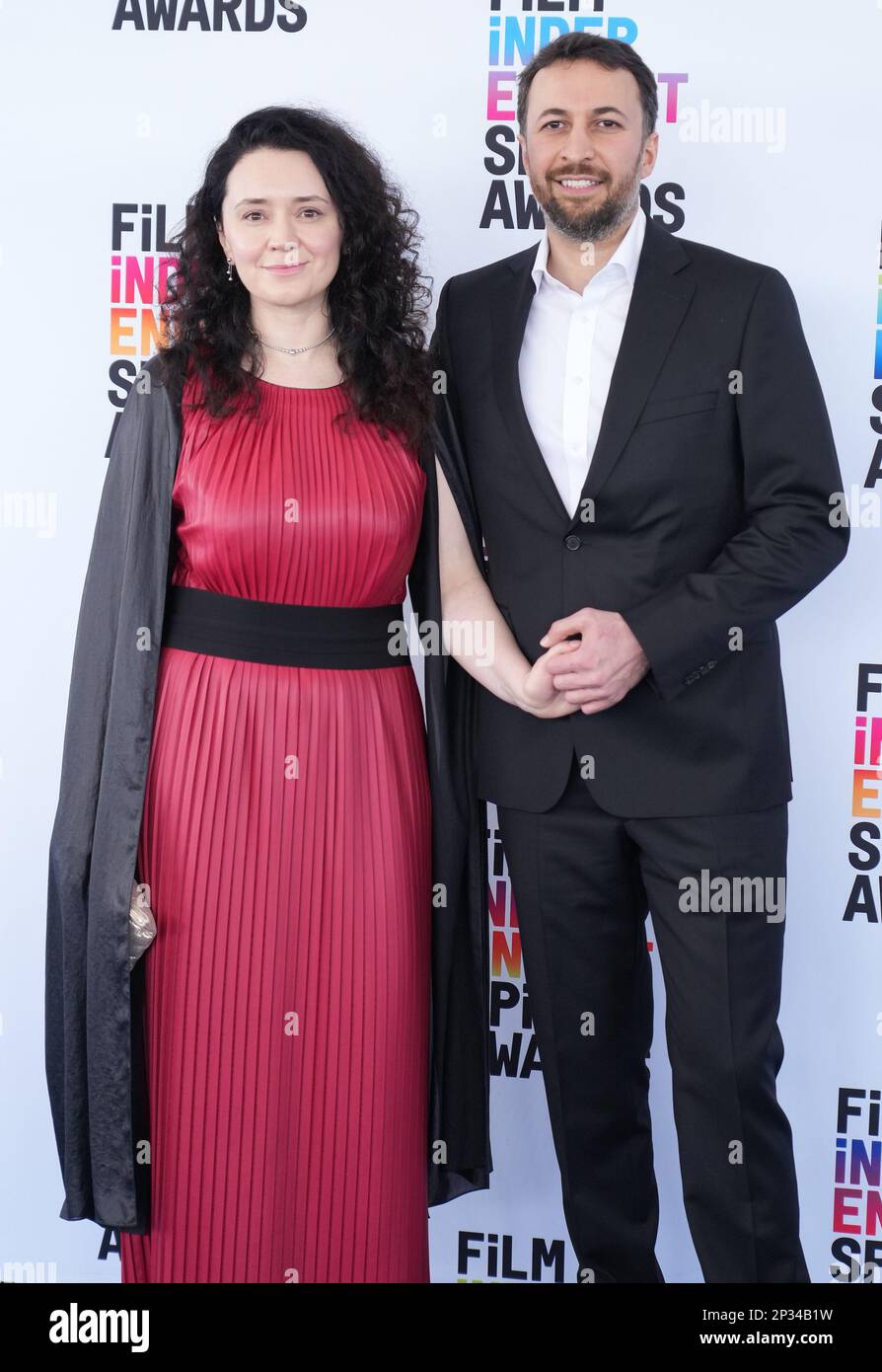 Santa Monica, USA. 4th Mar 2023. Lena Rozvadovska and Azad Safarov ...