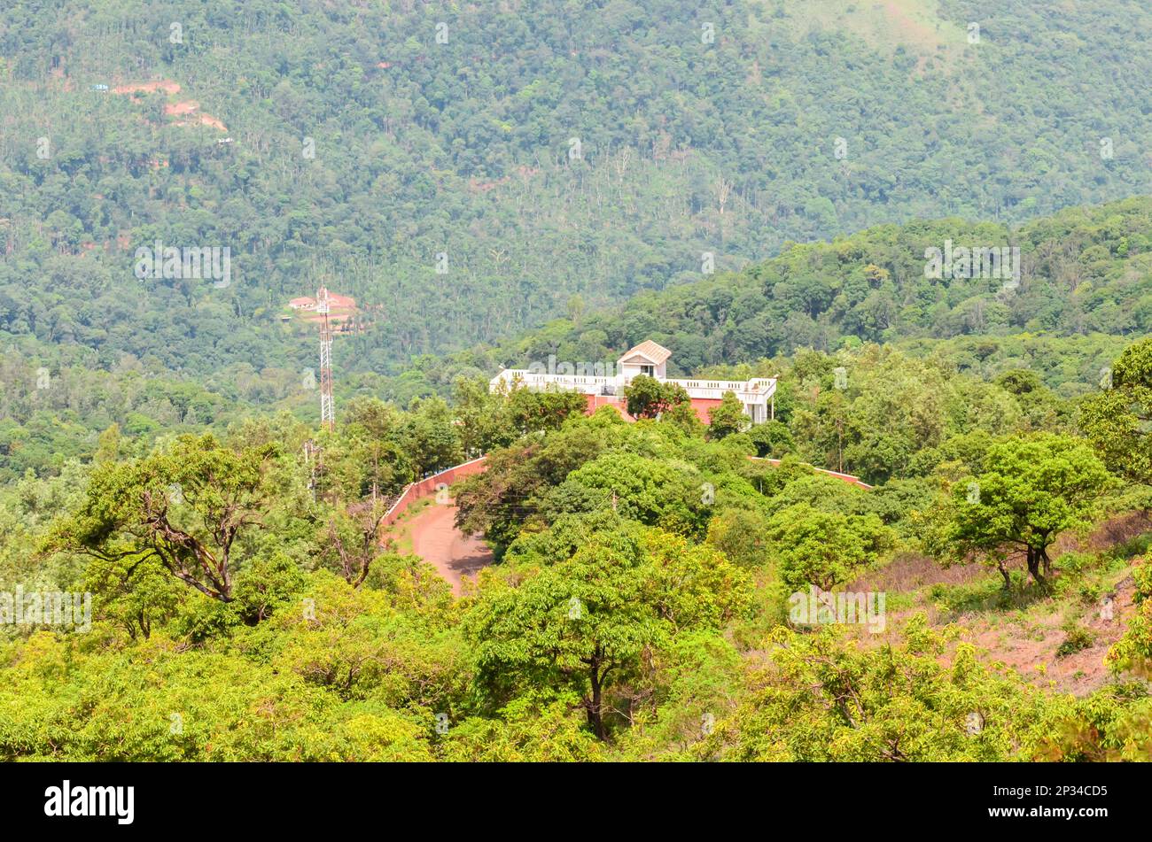 Mullayanagiri range of mountains near Chickmagalur, India Stock Photo ...