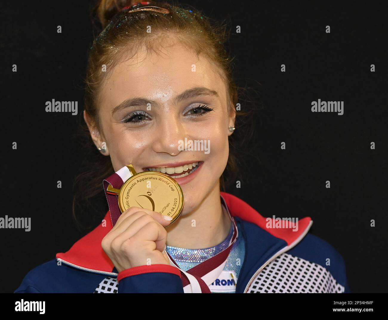 Doha, Qatar. 4th Mar, 2023. Sabrina Maneca-Voinea of Romania poses for ...