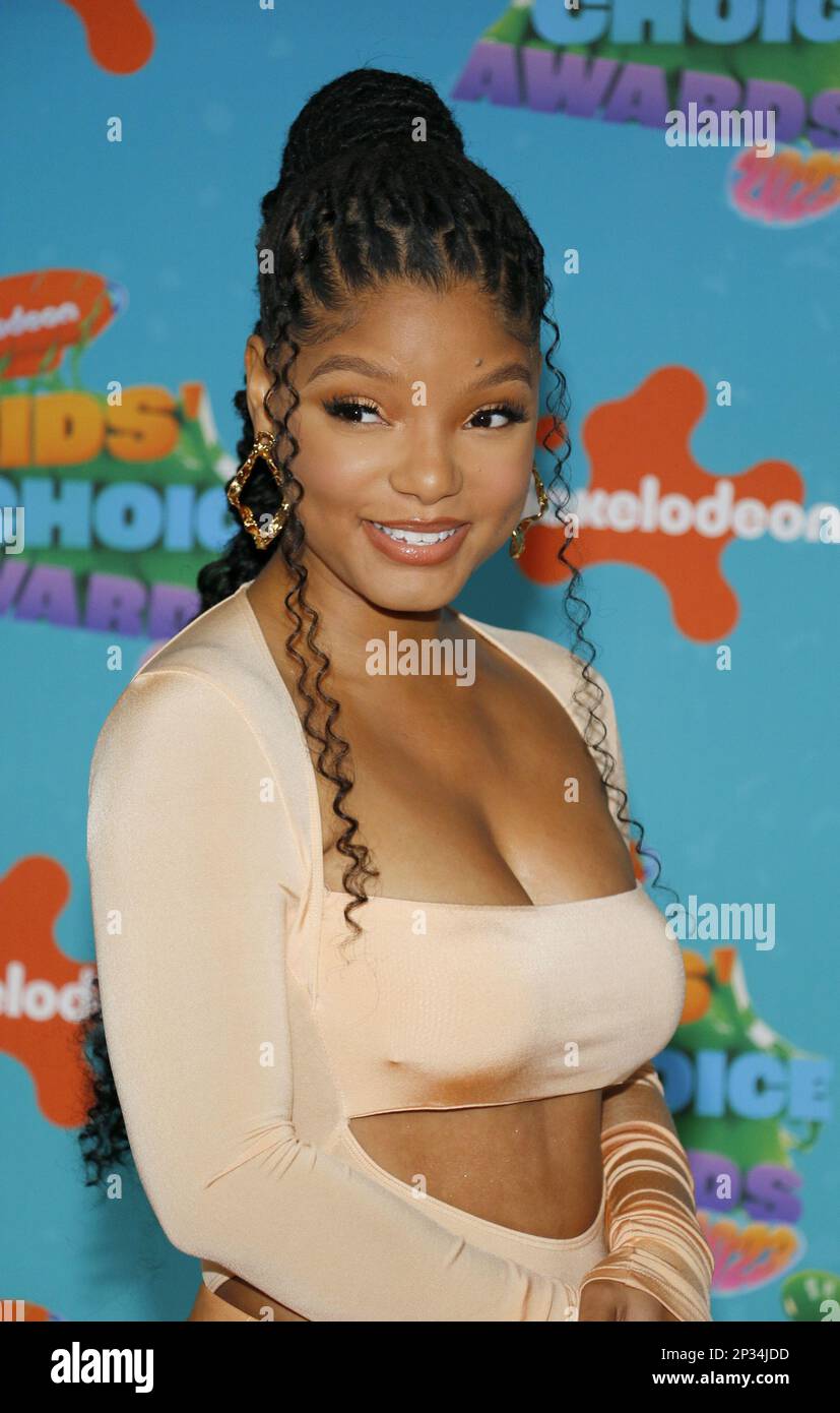 Los Angeles, USA. 04th Mar, 2023. Halle Bailey at the Nickelodeon Kids' Choice Awards 2023 held ...