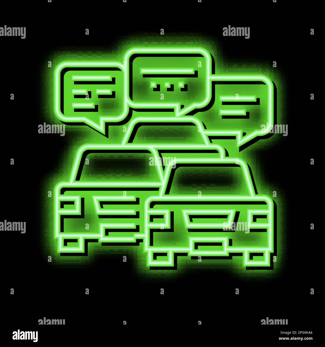 Vintage traffic jam Stock Vector Images - Alamy