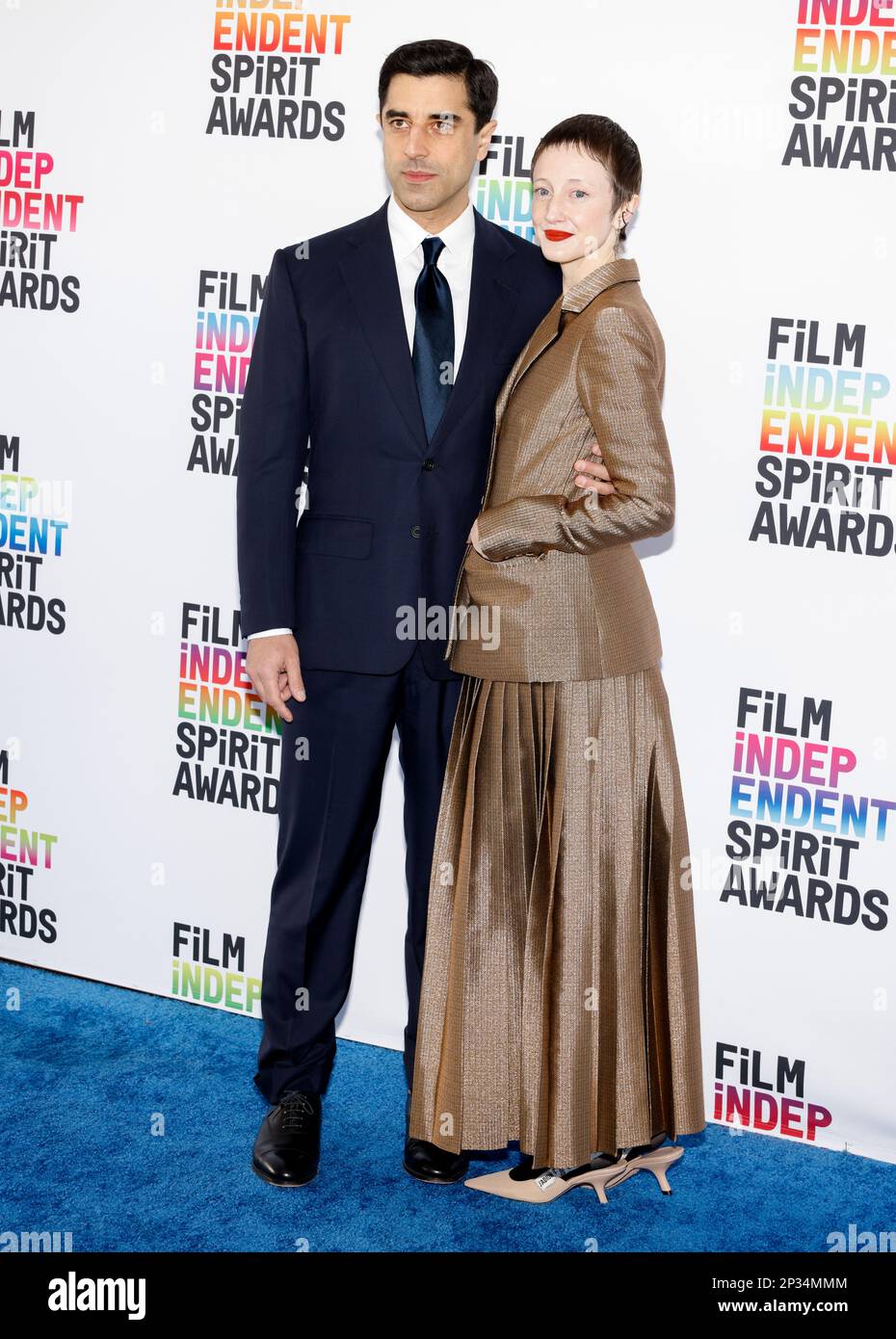 Santa Monica, California - March 04, 2023: Andrea Riseborough and Tom ...