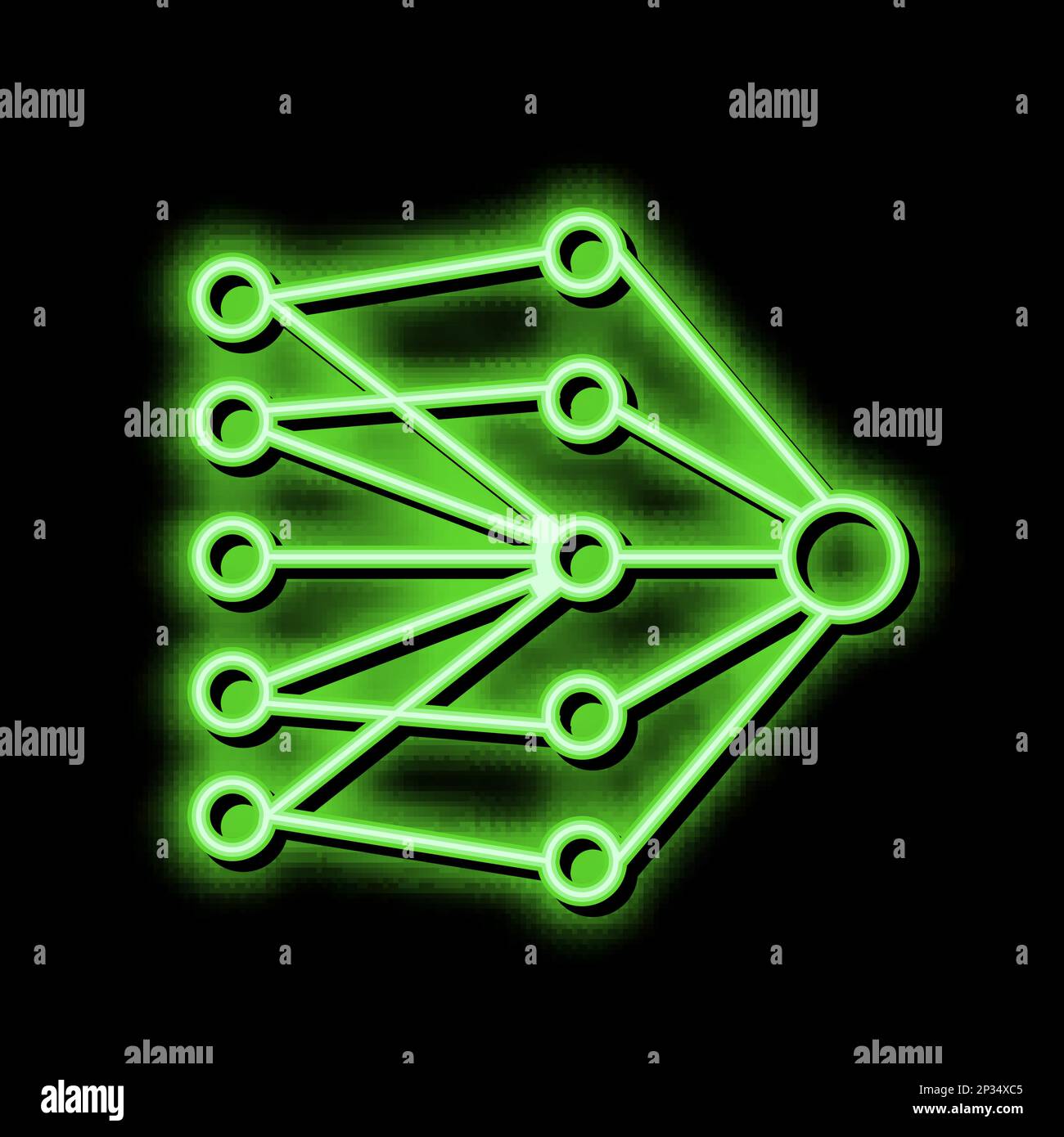 single layer neural network neon glow icon illustration Stock Vector ... single layer neural network neon glow icon illustration Stock Vector ...