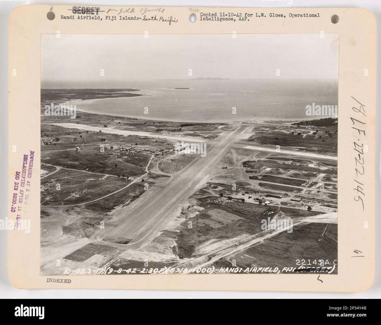 Landing Fields - Fiji Island, Aerial Photograph Stock Photo - Alamy