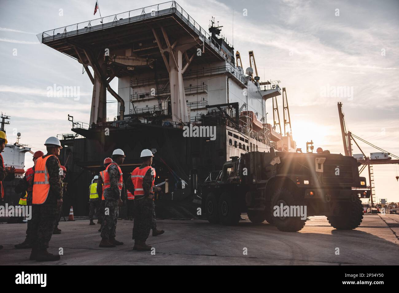 U.S. Marines with Combat Logistics Regiment 27, 2nd Marine Logistics ...