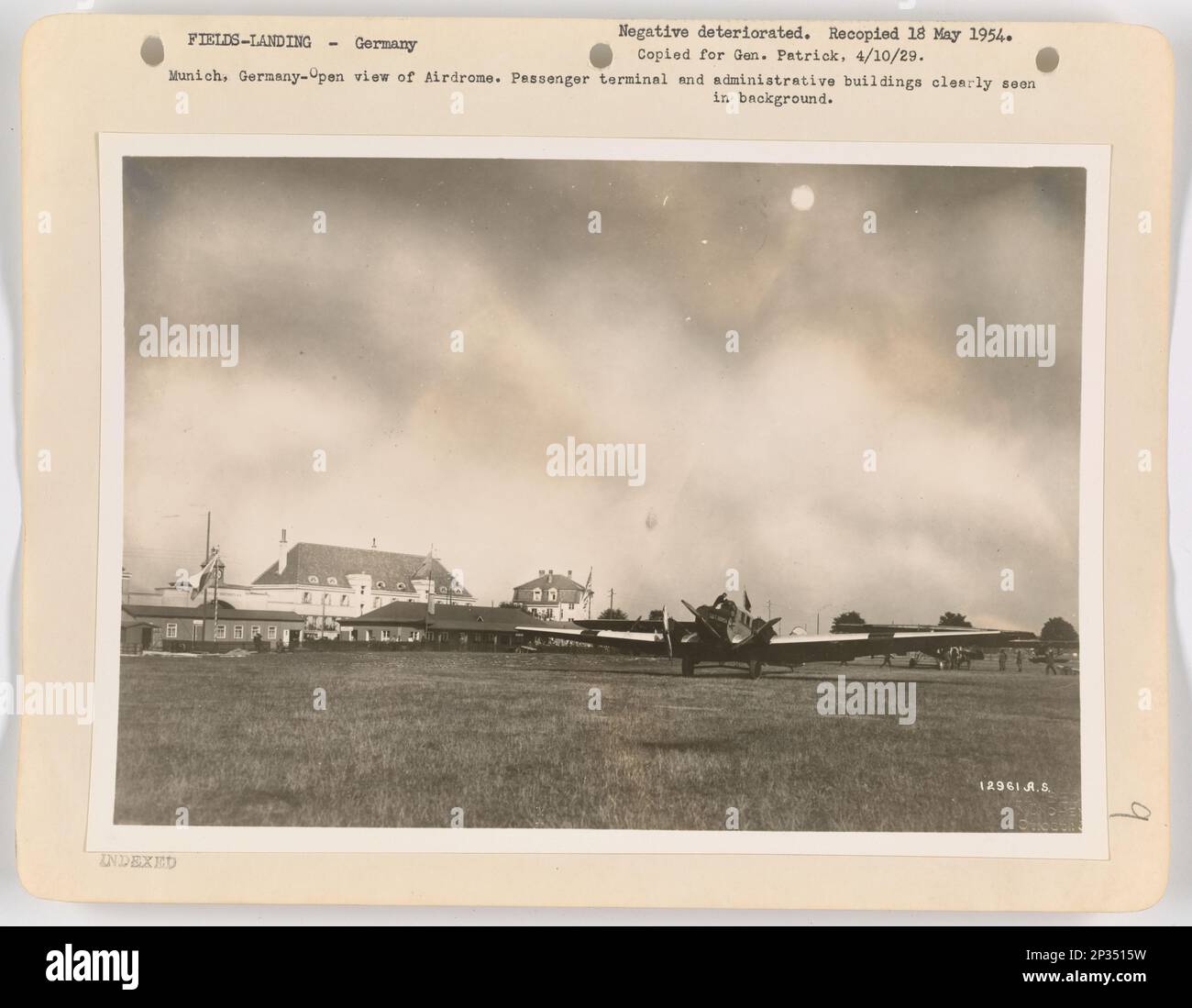 Landing Fields - Germany, Aerial Photograph Stock Photo - Alamy