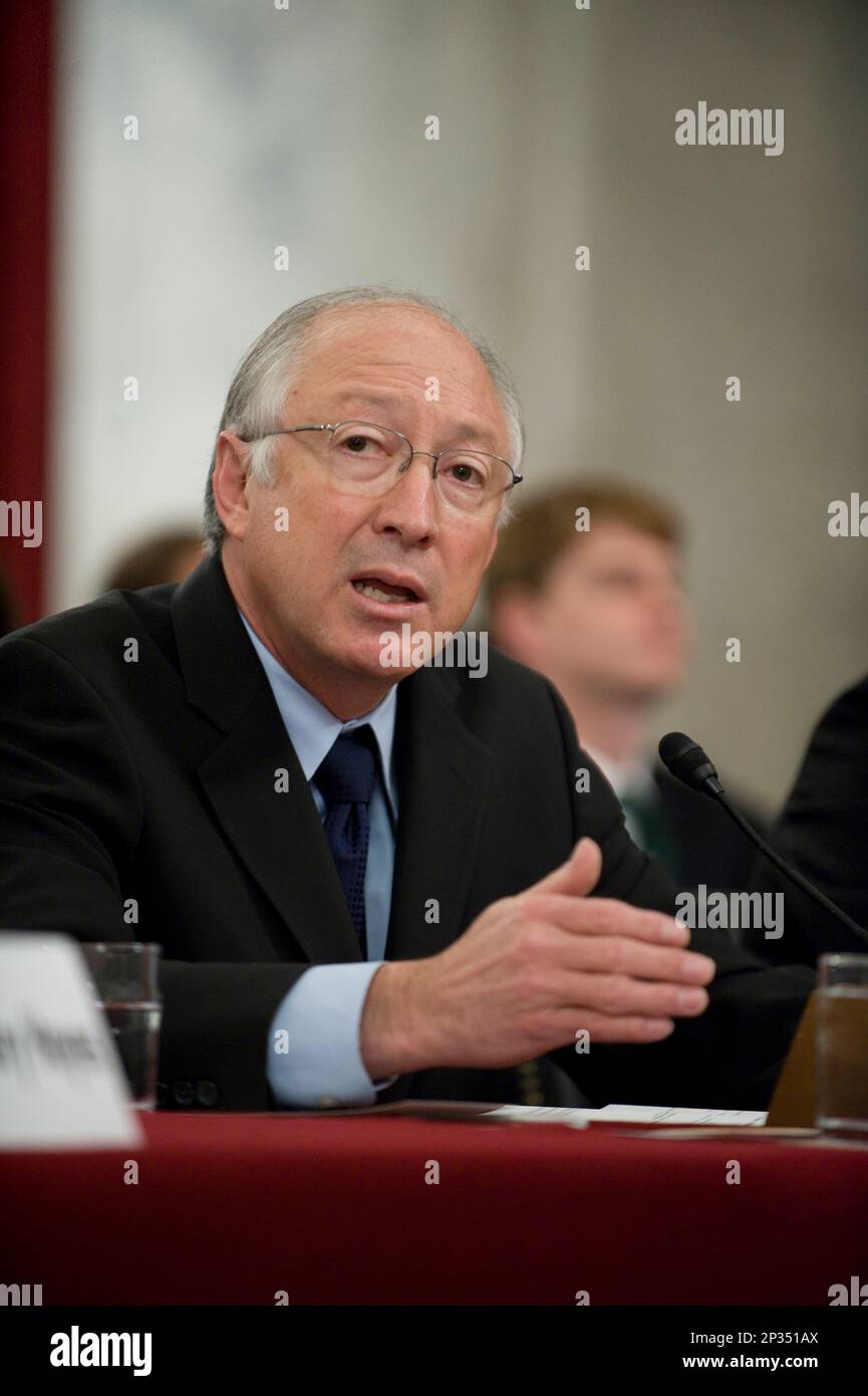 Interior Secretary Ken Salazar testifies before the full committee ...