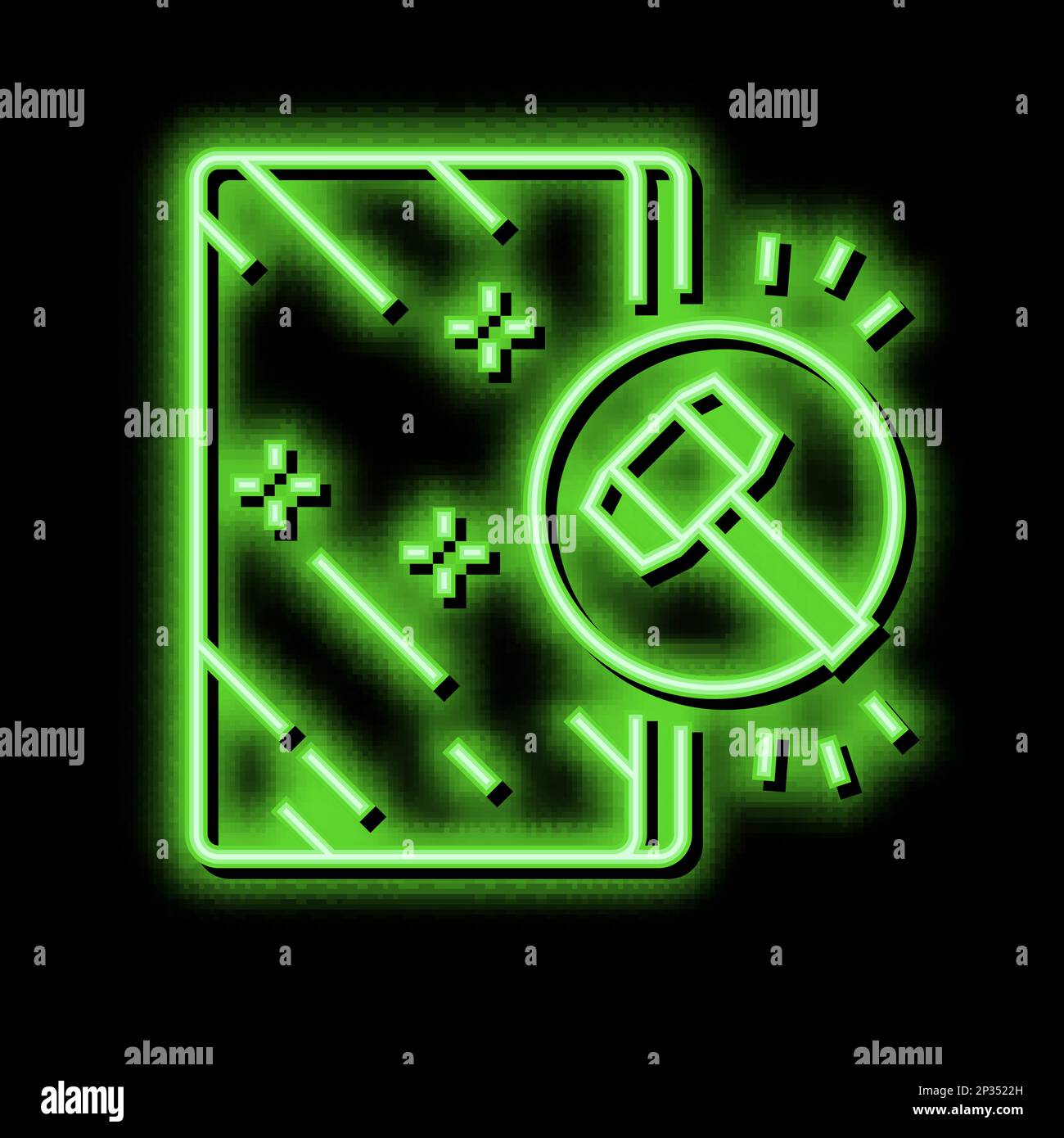 Mirror installation Stock Vector Images - Alamy