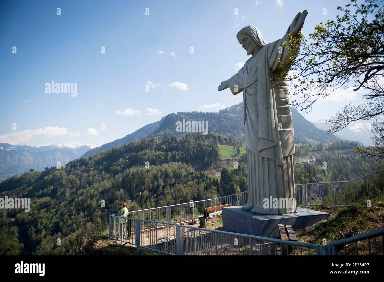 The artwork "Cristo" is pictured on Thursday, April 23, 2015, in Bad ...