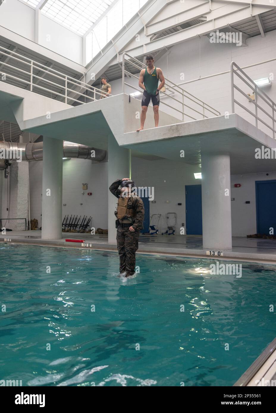 A U.S. Marine with Battalion Landing Team 1/6, 26th Marine ...