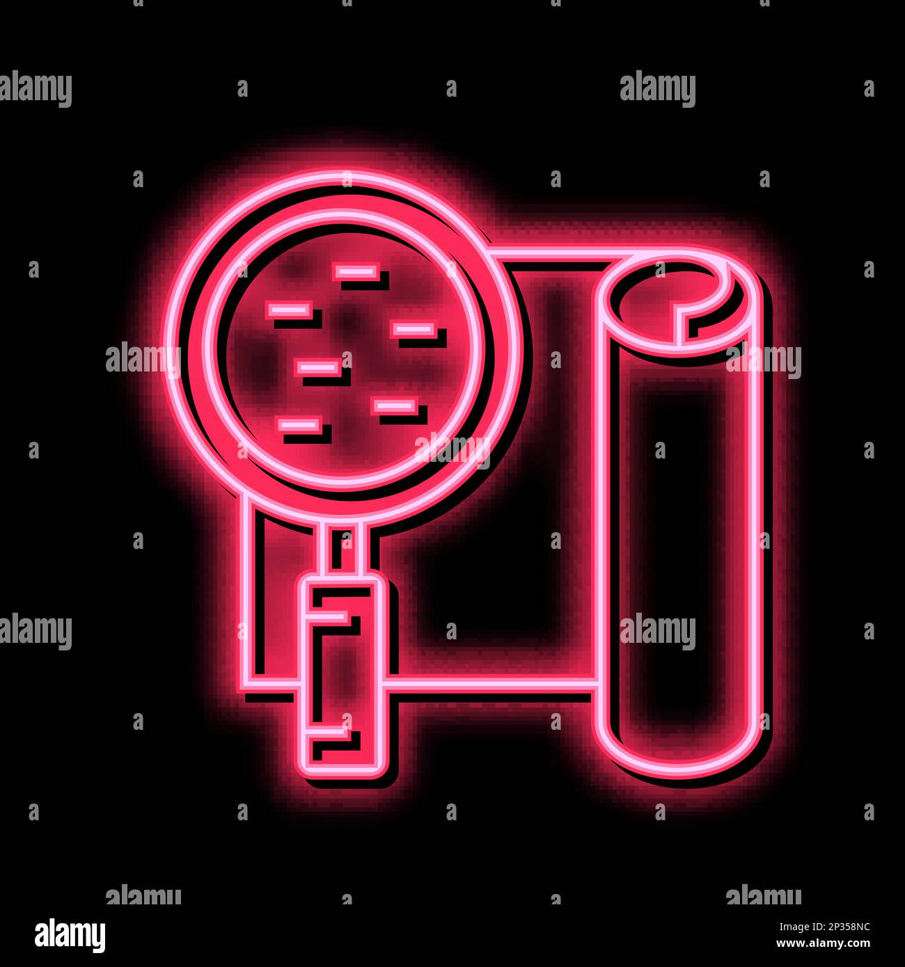 embossed wallpaper neon glow icon illustration Stock Vector Image & Art ...