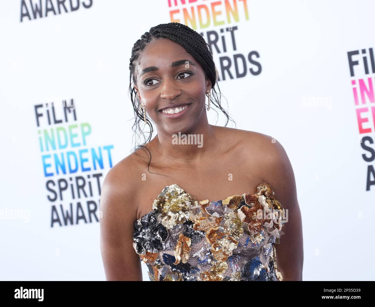 Santa Monica, USA. 4th Mar 2023. Ayo Edebiri arrives at the 2023 Film ...