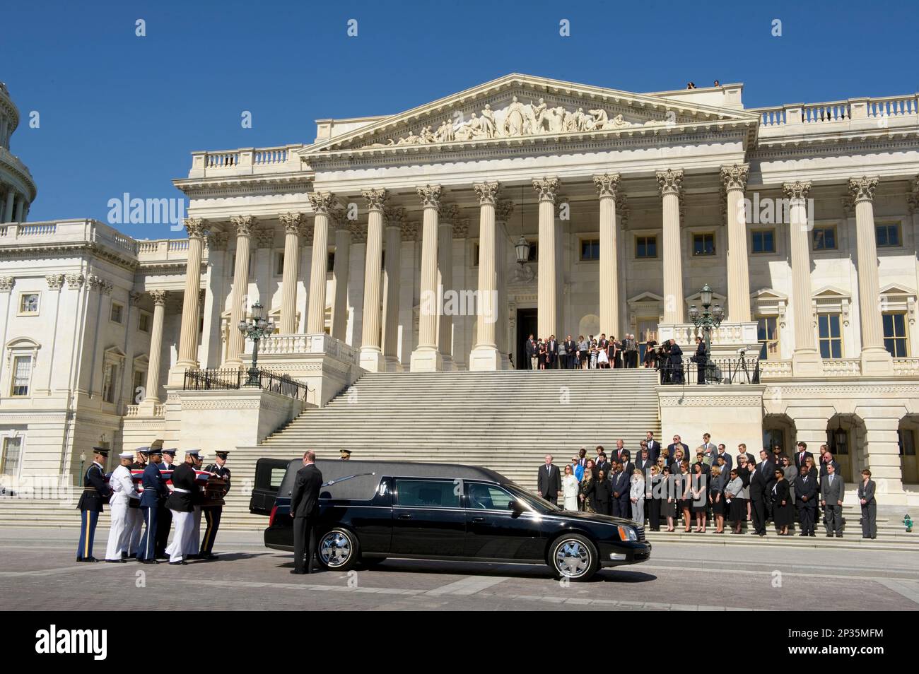 WASHINGTON, DC - July 1: Sen. John D. Rockefeller IV, D-W.Va., with ...