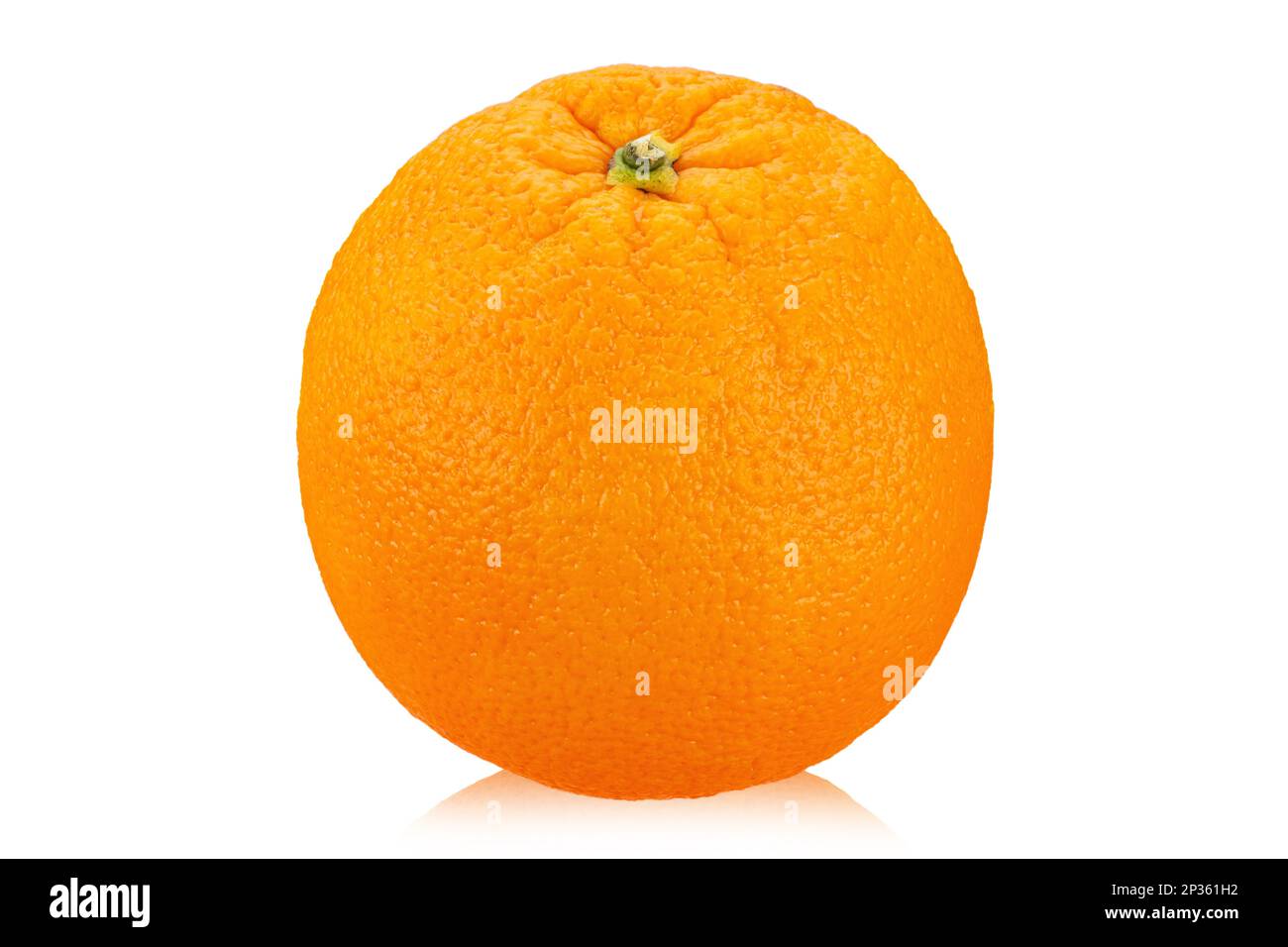 Whole orange isolated on white background. File contains clipping path ...