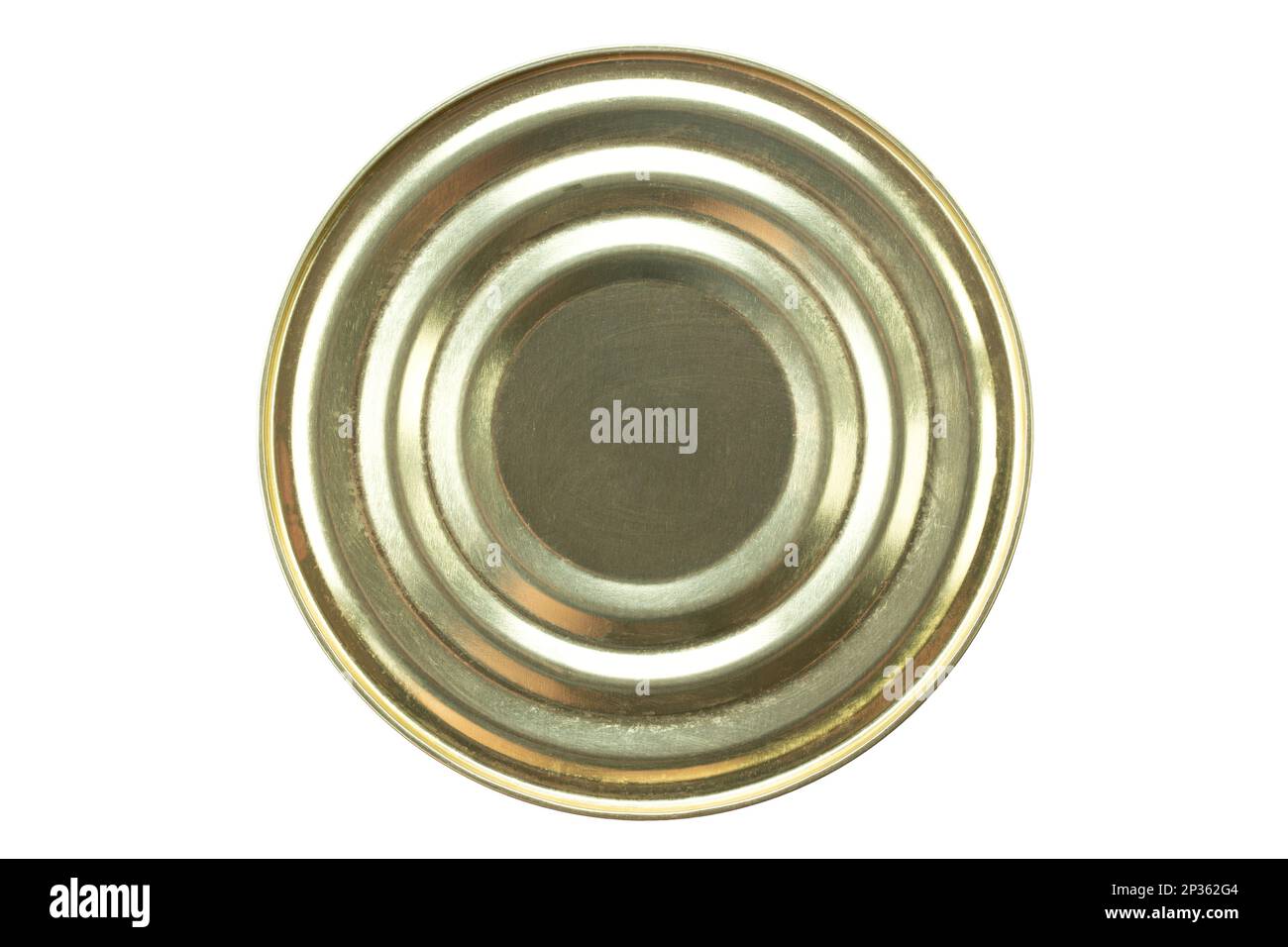 Metal tin can isolated on white background. Healthy eating concept ...