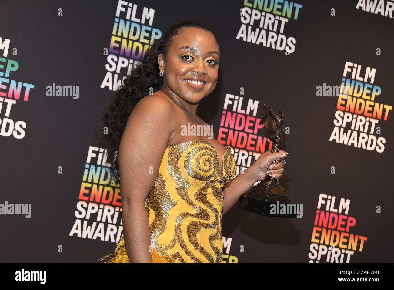 Los Angeles, USA. 04th Mar, 2023. Quinta Brunson, winner of the Best ...