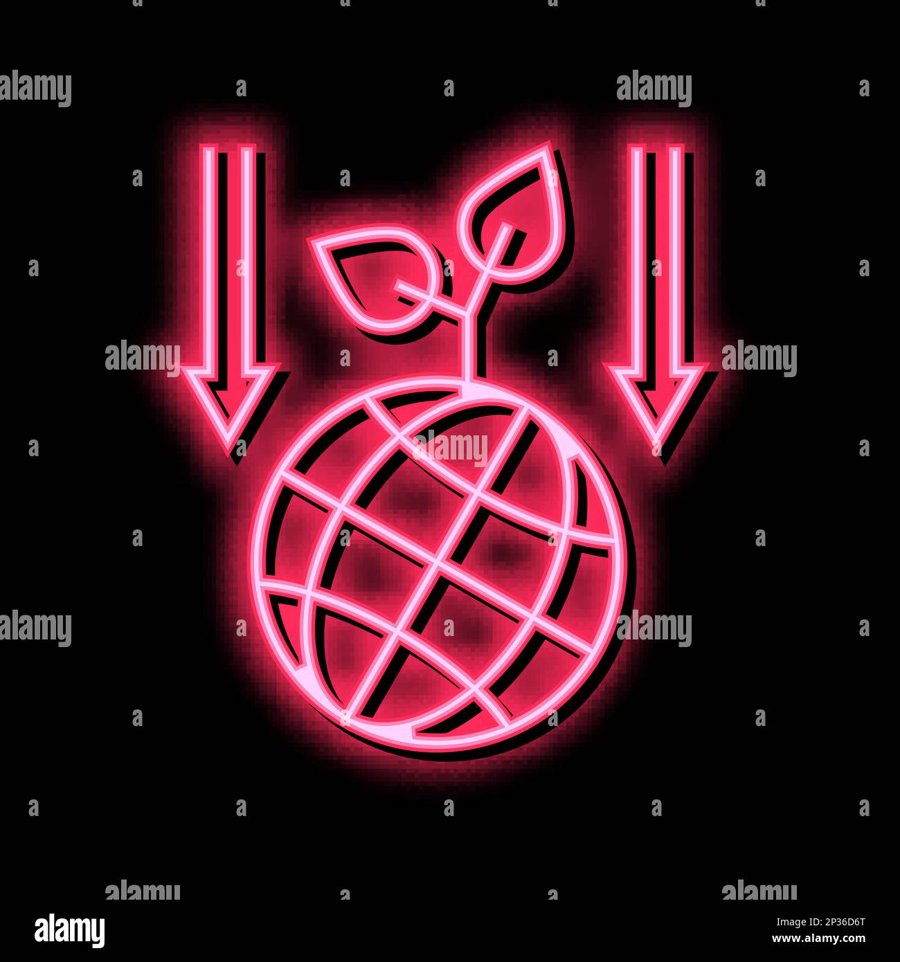 environment deterioration color icon vector illustration sign Stock ...