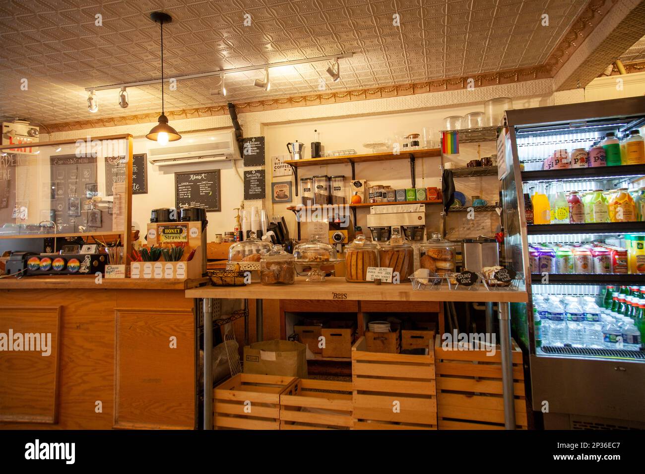 Bucks Coffee House in Lambertville in New Jersey , USA Stock Photo - Alamy