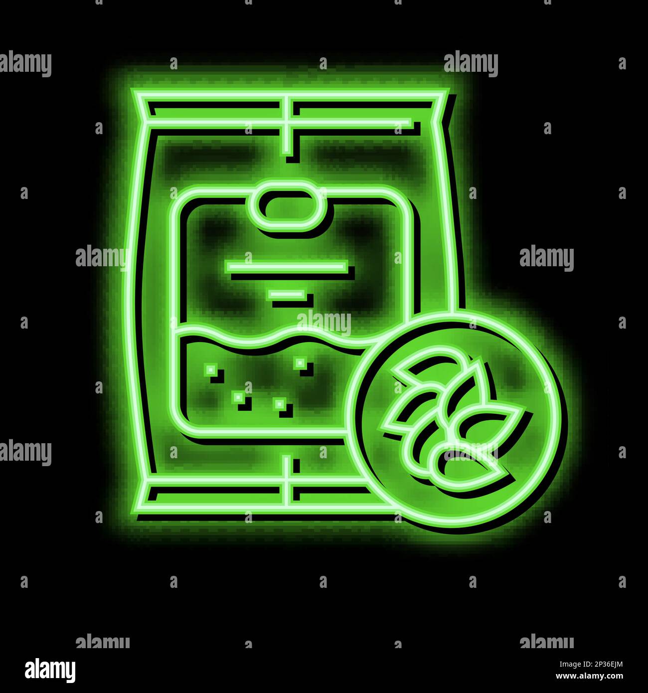 seeds gardening neon glow icon illustration Stock Vector Image & Art ...