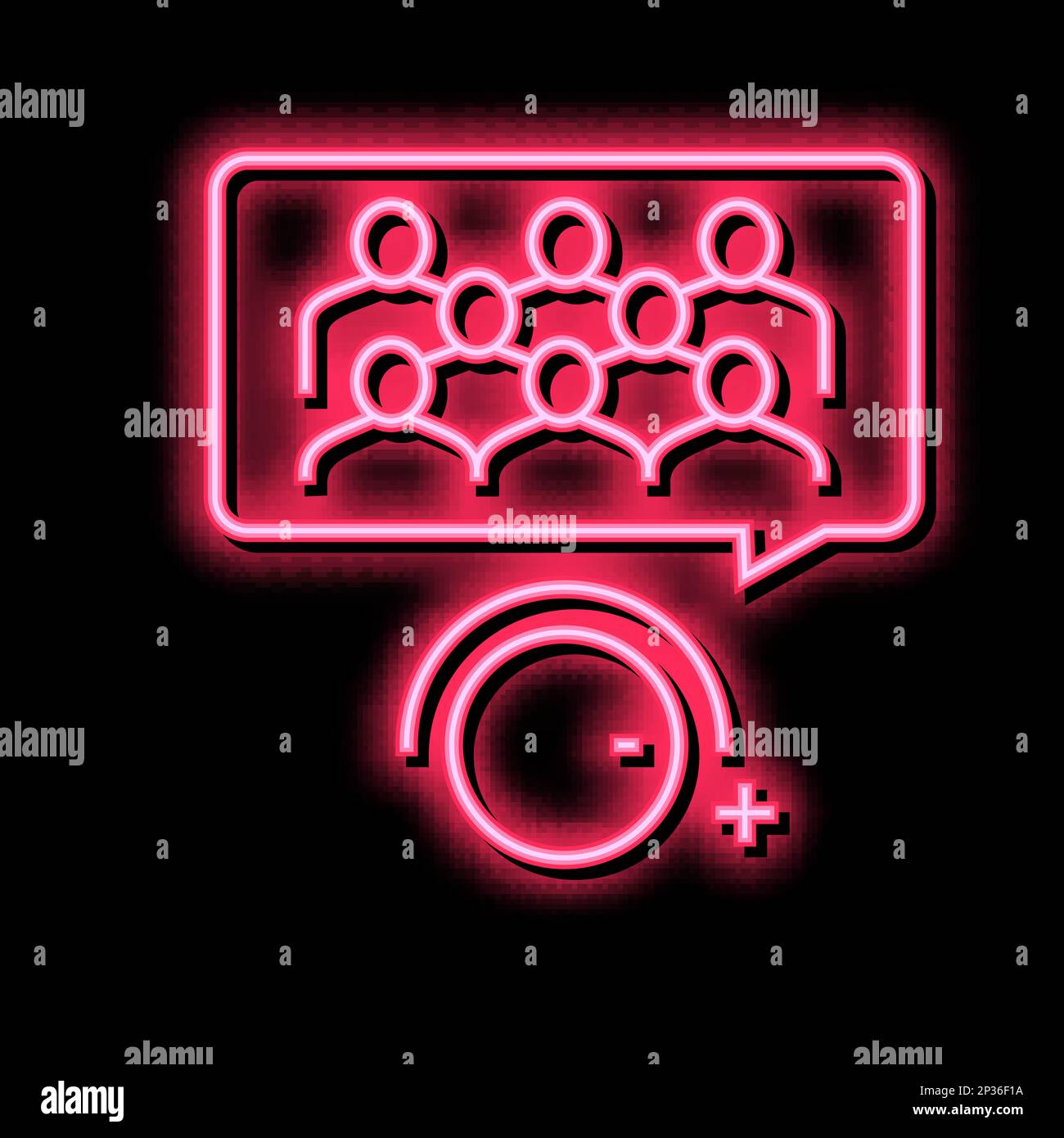 winding up subscribers neon glow icon illustration Stock Vector Image ...