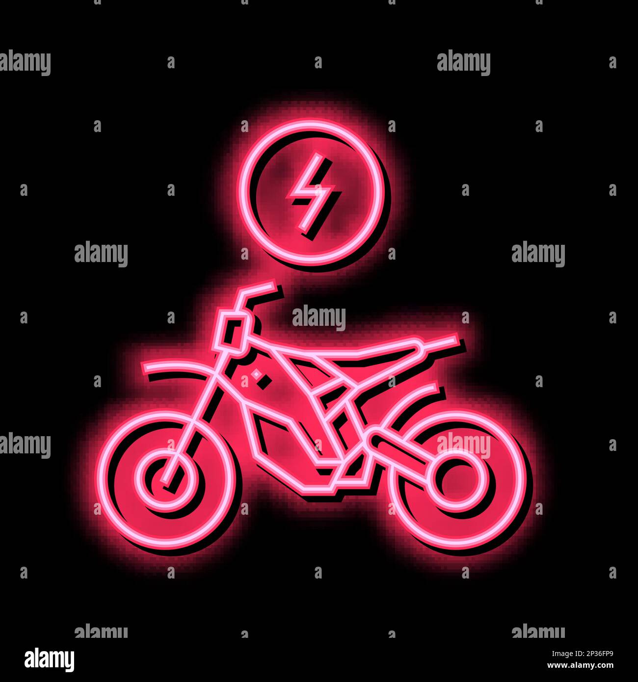 electrical bike color icon vector illustration Stock Vector Image & Art ...