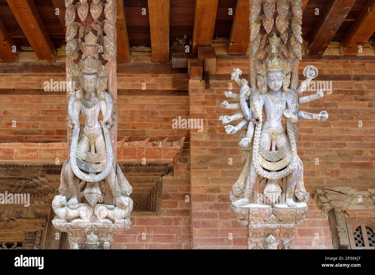 Lalitpur, Hanuman Dhoka Royal Palace, Patan Durbar Square Stock Photo ...