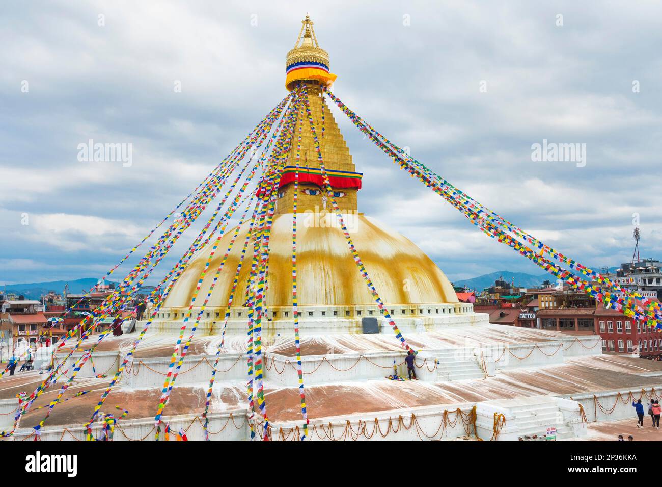 Boudhanath district hi-res stock photography and images - Alamy