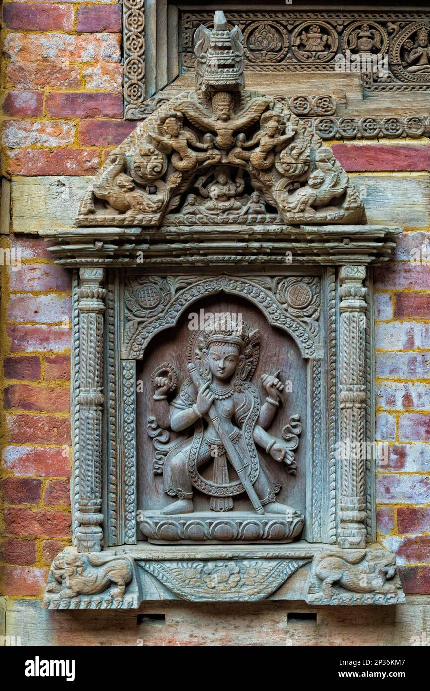 Lalitpur, Hanuman Dhoka Royal Palace, Patan Durbar Square Stock Photo ...