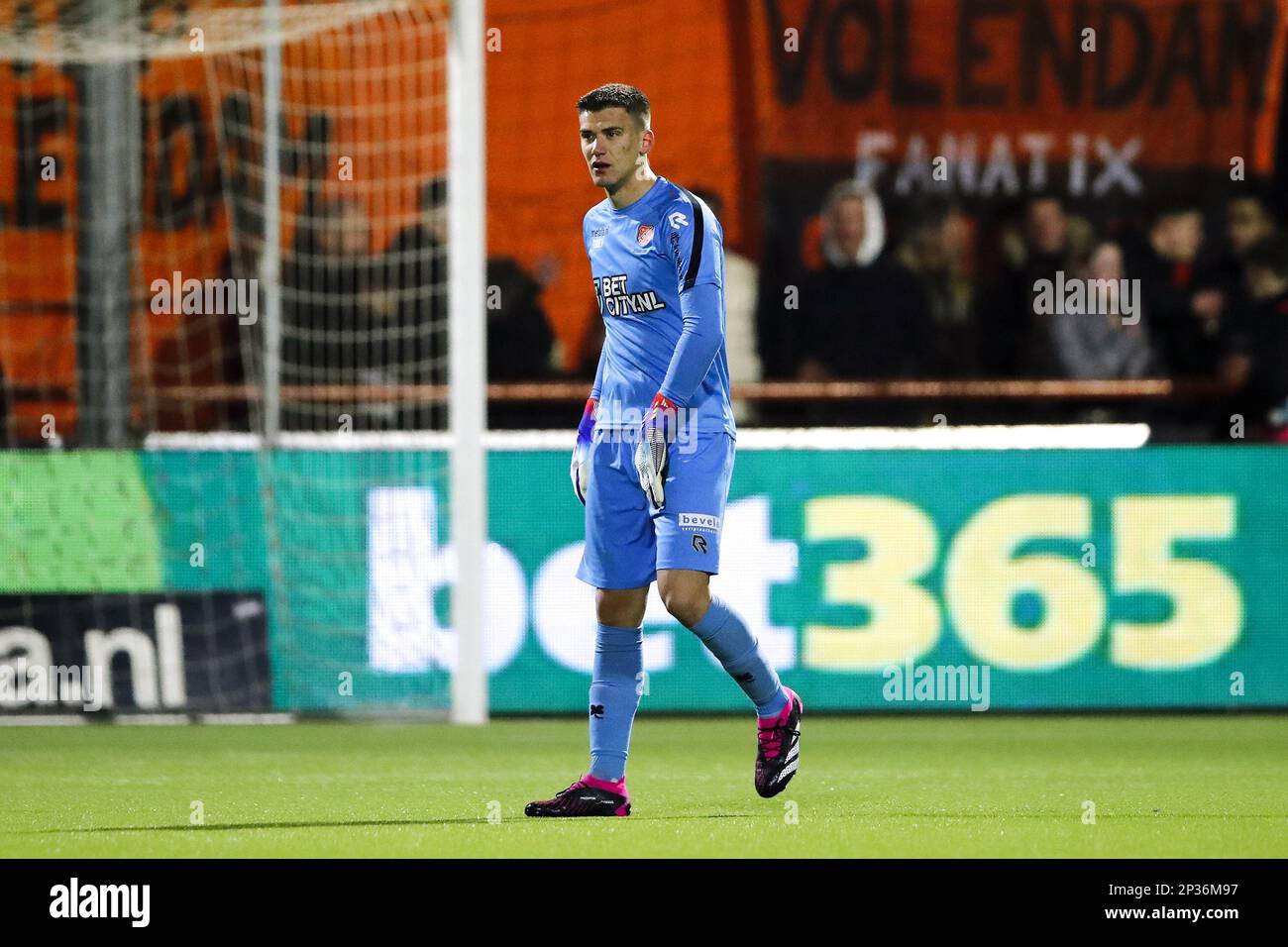 VOLENDAM - FC Volendam goalkeeper Filip Stankovic during the Dutch ...