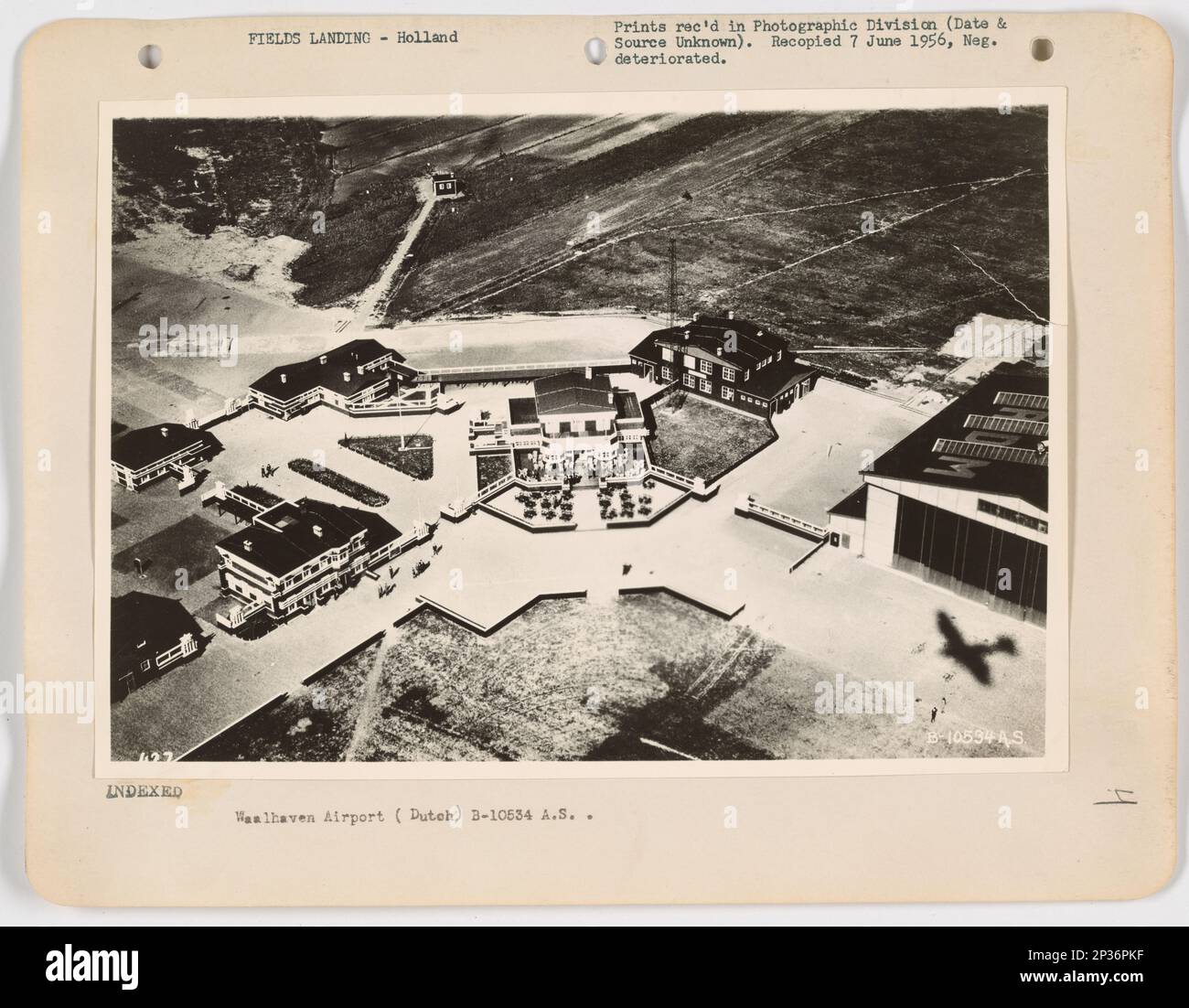 Landing Fields - Holland, Aerial Photograph Stock Photo - Alamy