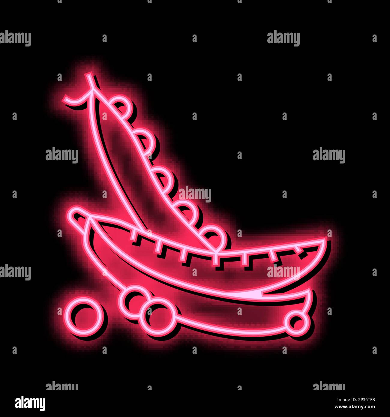 vegetable peas neon glow icon illustration Stock Vector Image & Art - Alamy