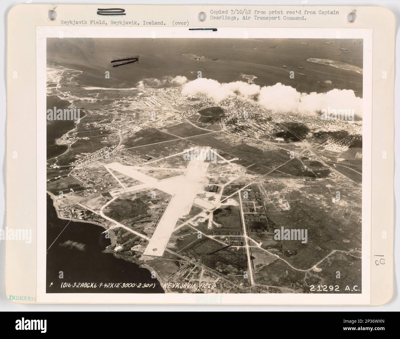 Landing Fields - Iceland, Aerial Photograph Stock Photo - Alamy