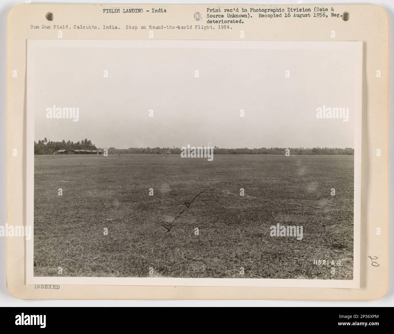 Landing Fields - India, Aerial Photograph Stock Photo - Alamy
