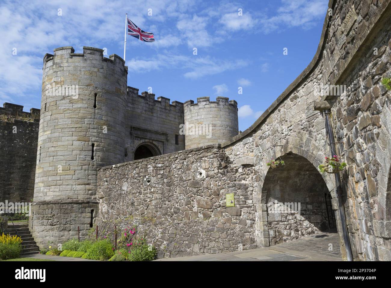 Castle gatehouse, The Forework, Stirling Castle, Stirling, Scotland ...