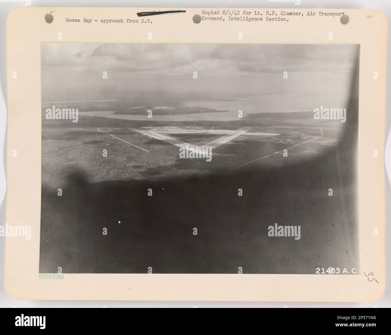 Landing Fields - Labrador, Aerial Photograph Stock Photo - Alamy