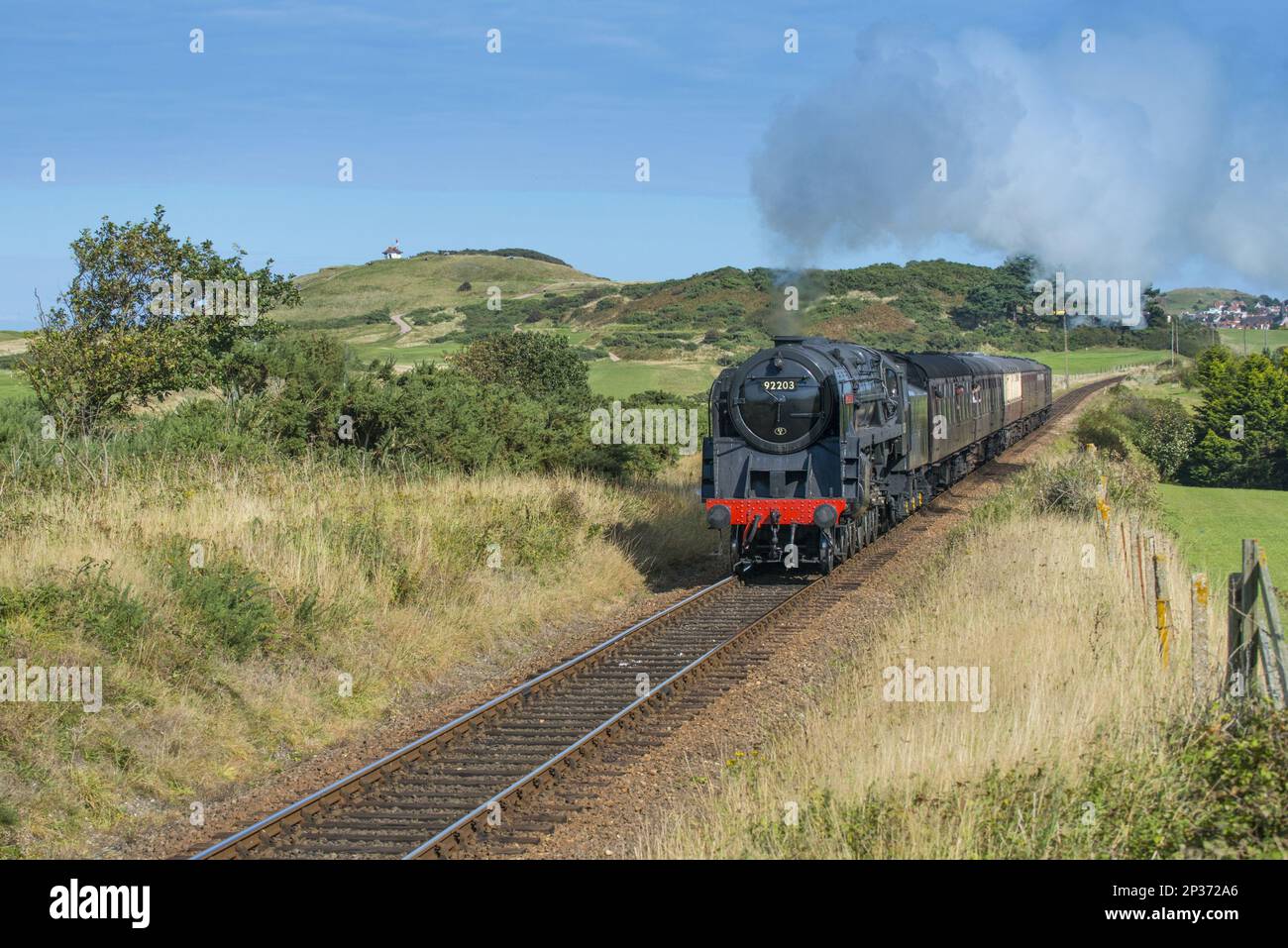 Steam train with carriages hi-res stock photography and images - Alamy