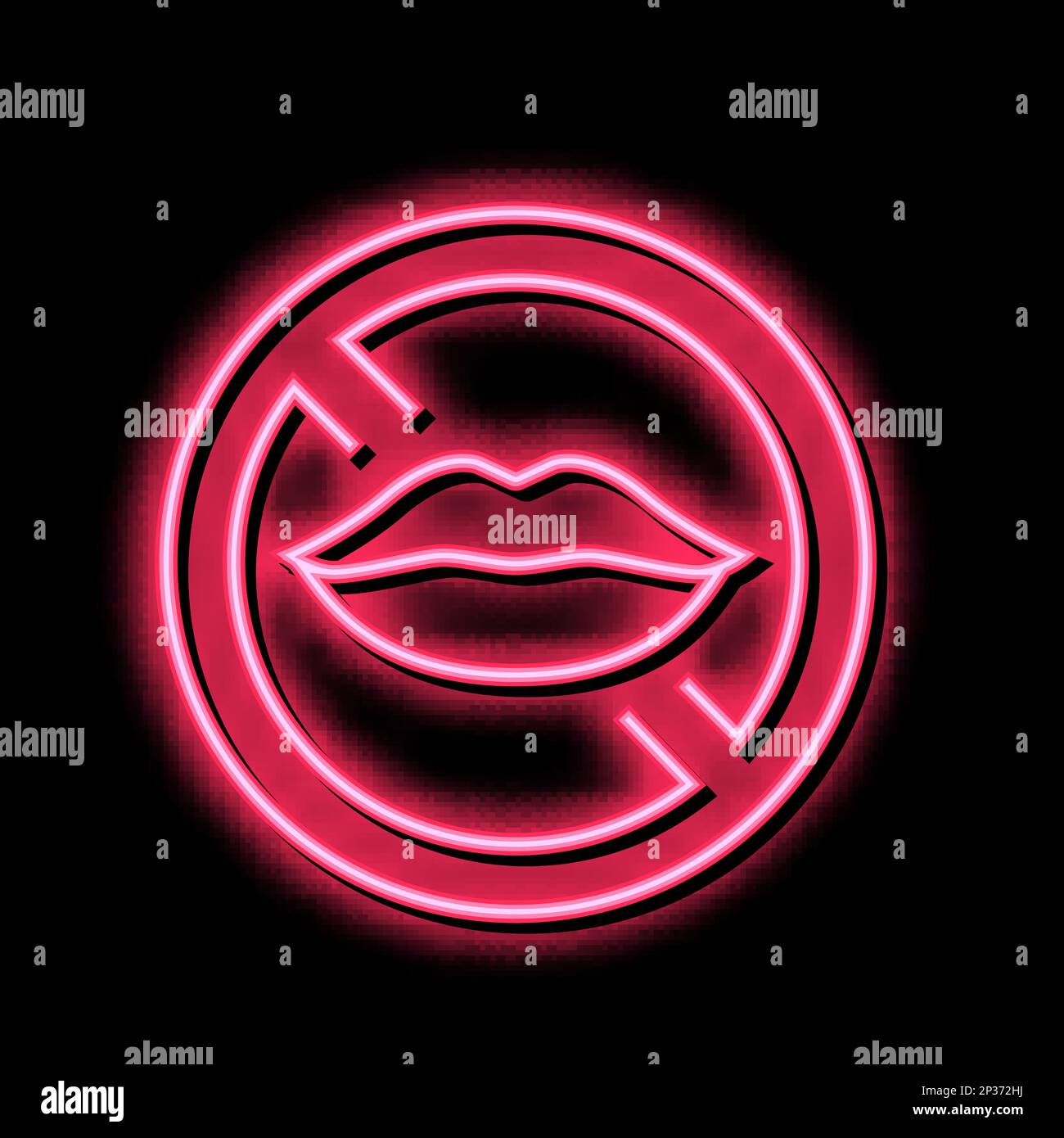 voiceless sign color icon vector illustration Stock Vector Image & Art ...