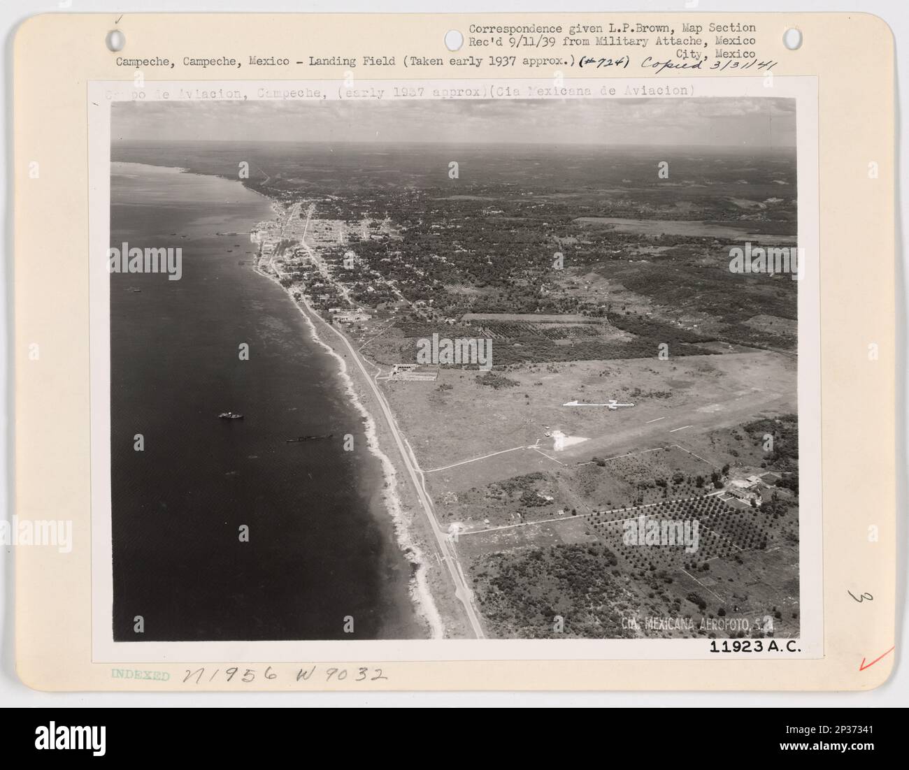 Landing Fields - Mexico, Aerial Photograph Stock Photo - Alamy