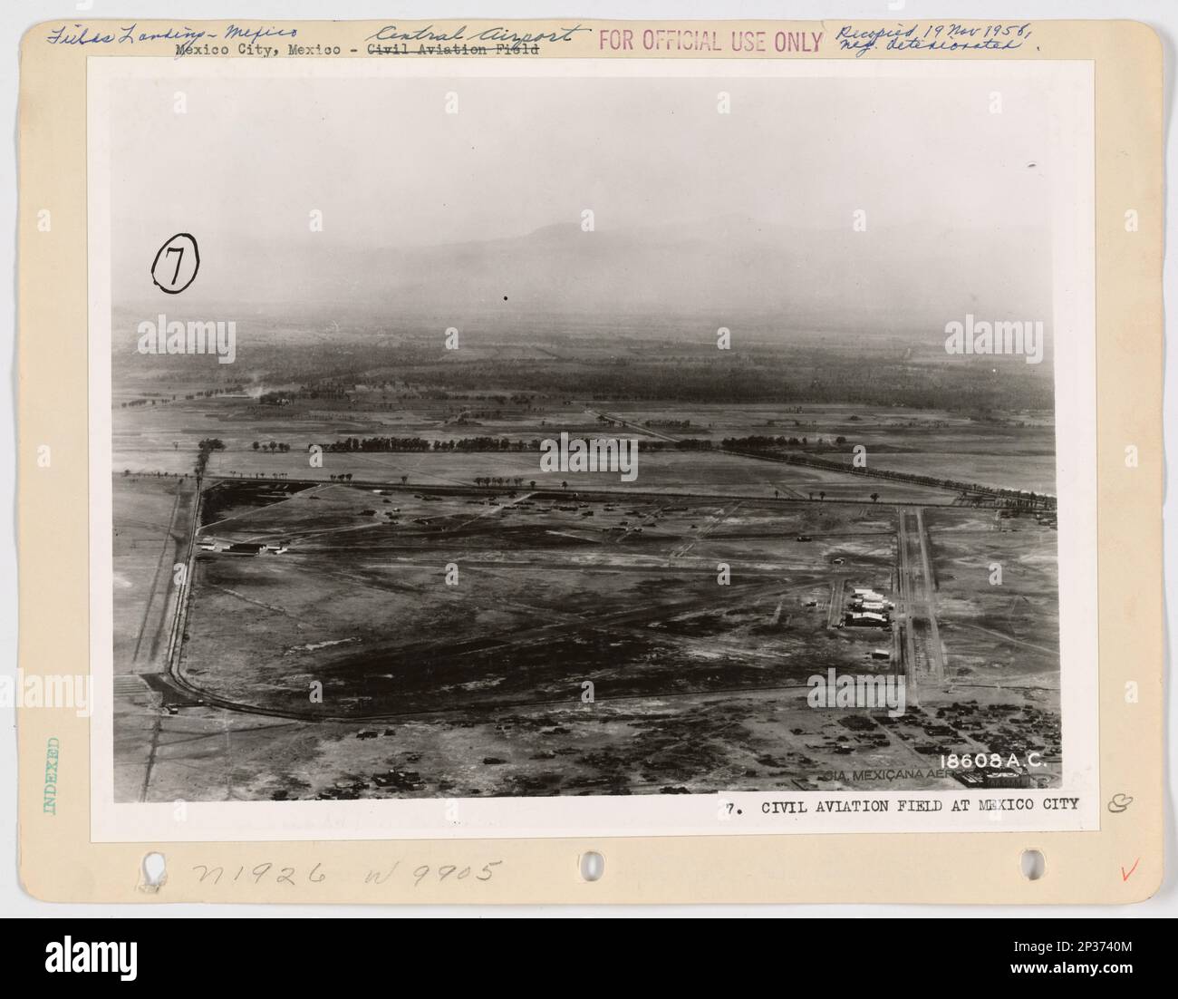 Landing Fields - Mexico, Aerial Photograph Stock Photo - Alamy