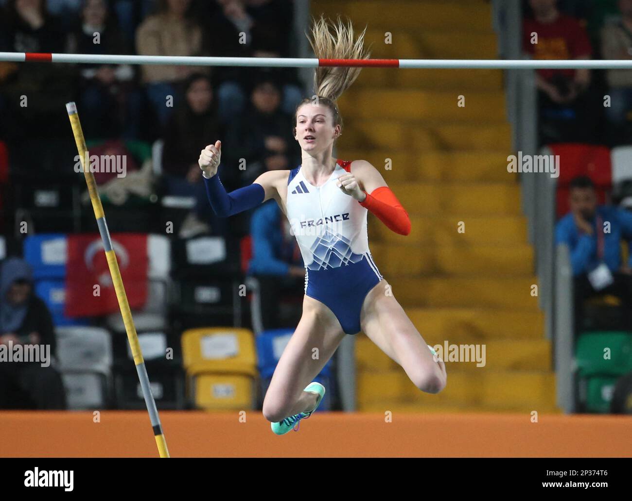 Margot Chevrier of France Pole Vault Women Finalduring the European ...