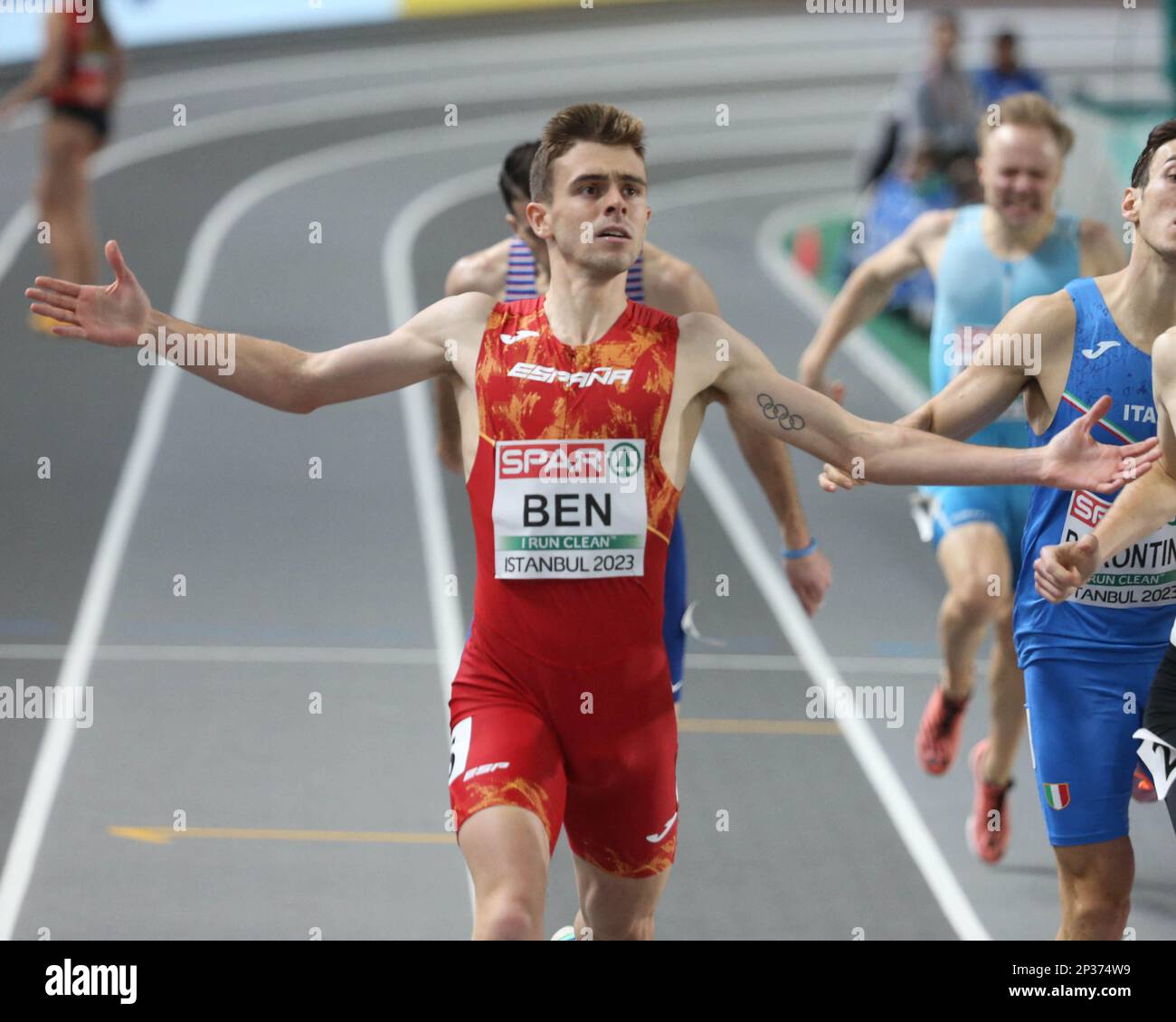Adrián BEN of, Spain. , . on March 4, 2023 at Atakoy Arena in Istanbul ...