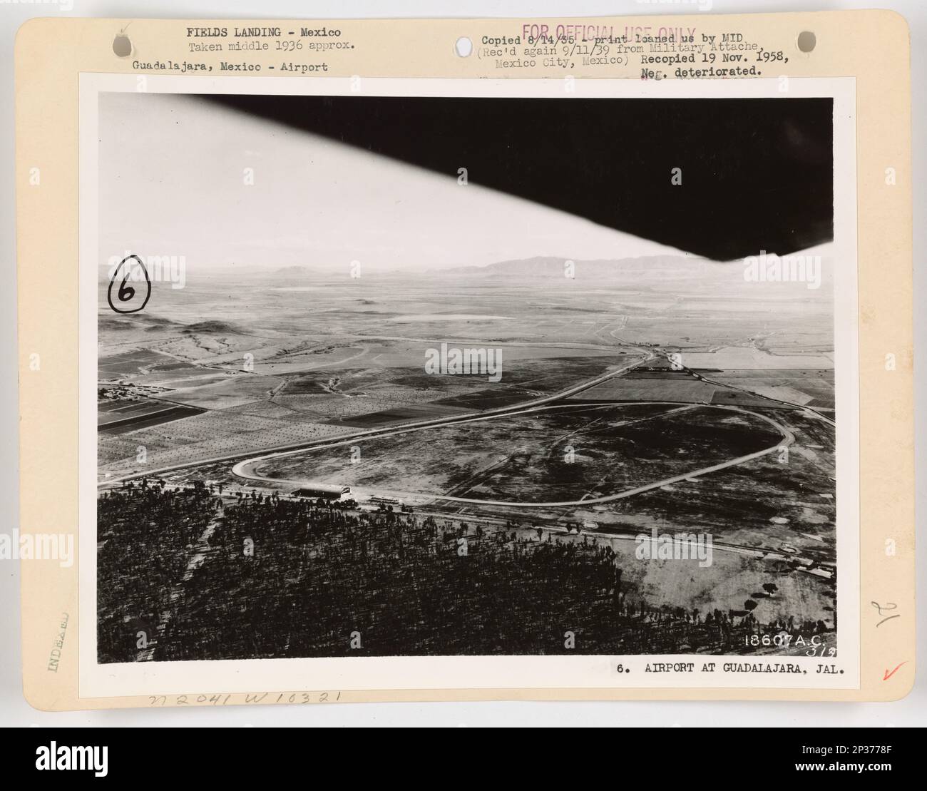 Landing Fields - Mexico, Aerial Photograph Stock Photo - Alamy