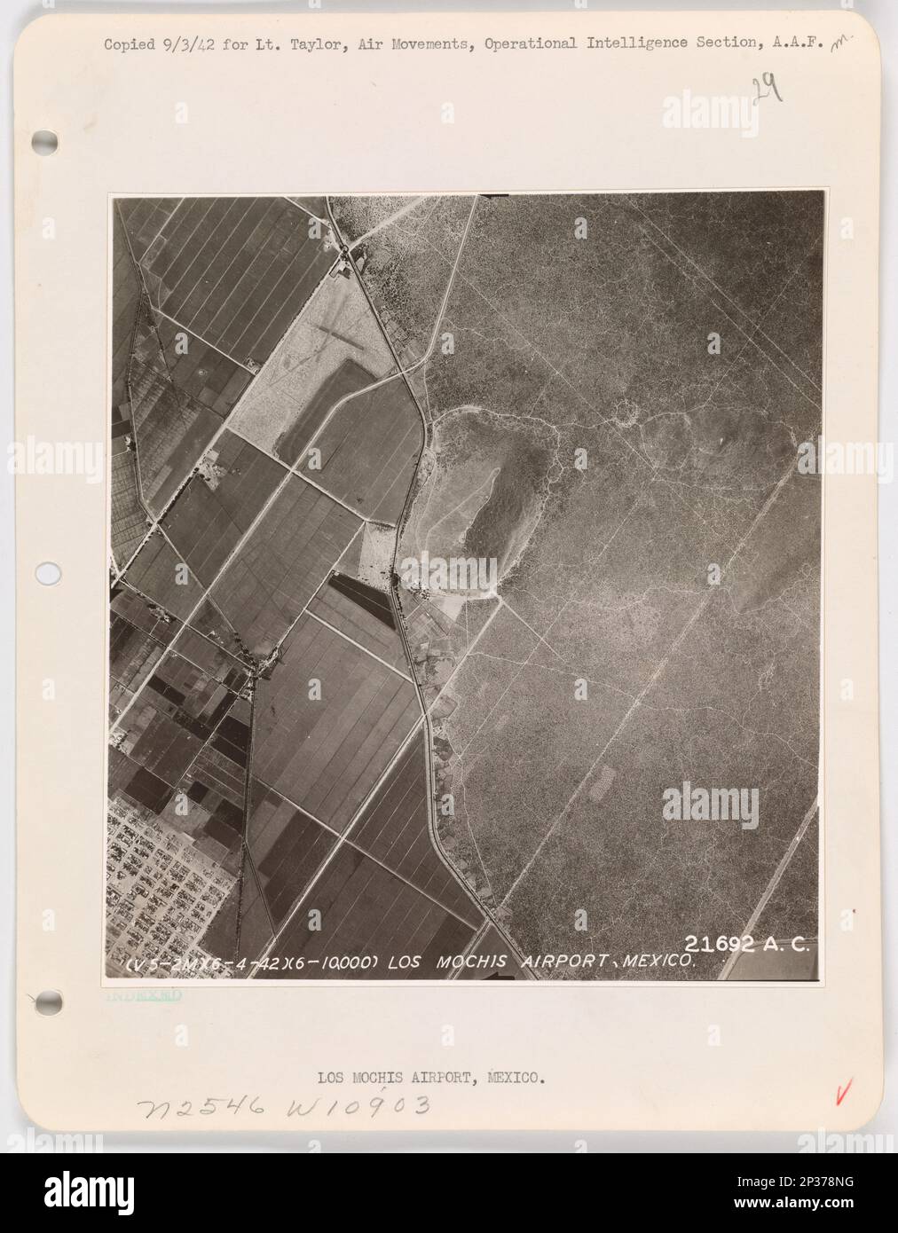 Landing Fields - Mexico, Aerial Photograph Stock Photo - Alamy