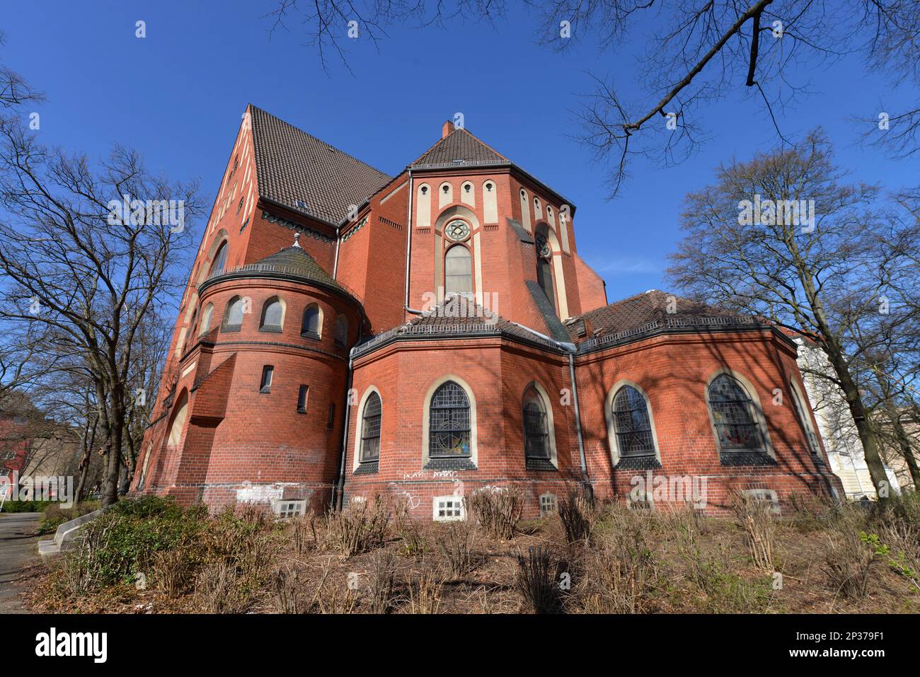 Nathanael Church, Grazer Platz, Schoeneberg, Berlin, Germany Stock ...
