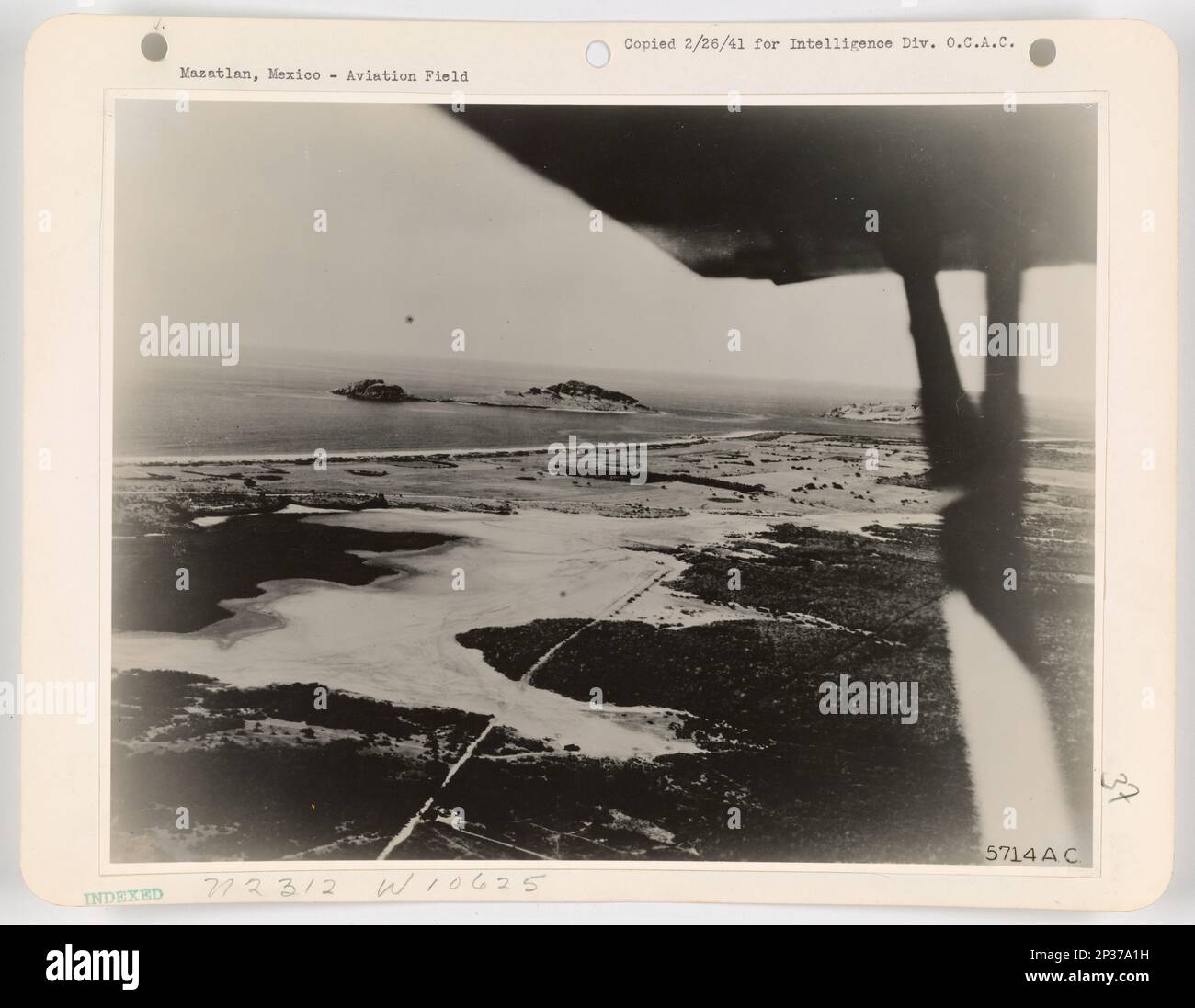 Landing Fields - Mexico, Aerial Photograph Stock Photo - Alamy