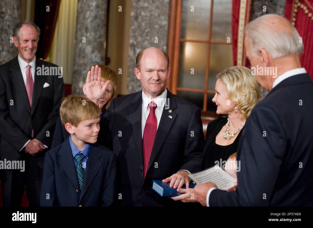 UNITED STATES - NOVEMBER 15: Sen. Chris Coons, D-Del., participated in ...