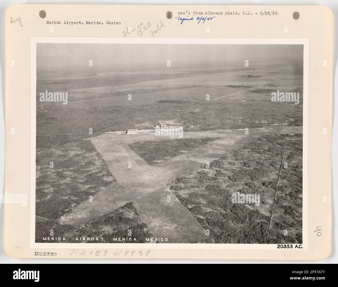 Landing Fields - Mexico, Aerial Photograph Stock Photo - Alamy