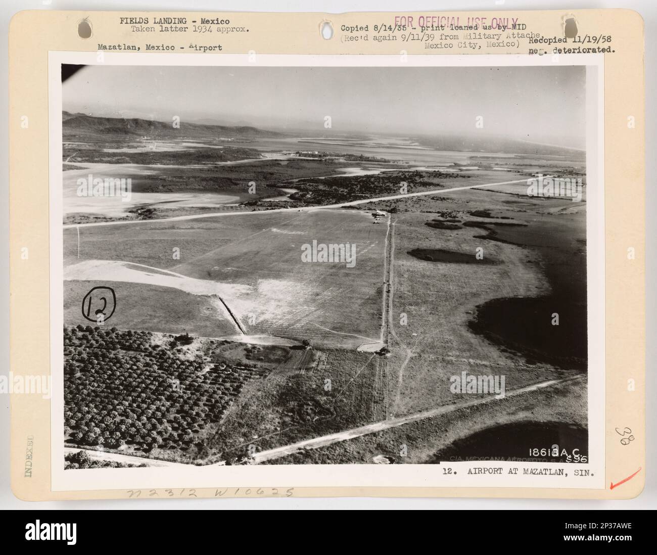 Landing Fields - Mexico, Aerial Photograph Stock Photo - Alamy