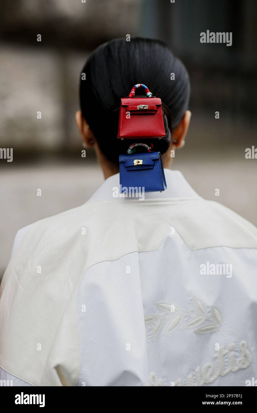 Paris, France. 04th Mar, 2023. Street style, Snehal and Jyoti Babani ...